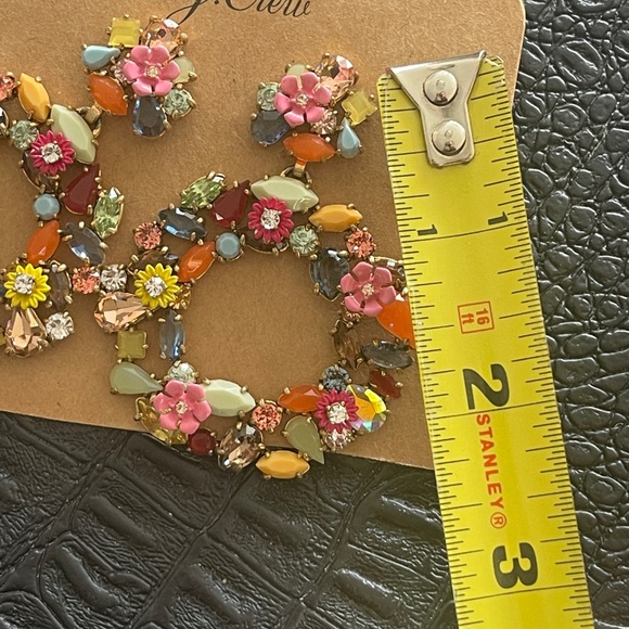 J. Crew | Jewelry | J Crew Multi Color Hanging Earring With Beautiful ...
